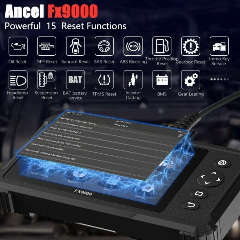 ANCEL FX9000 2021 Escáner automotriz profesional OBD2 - Escanmotor
